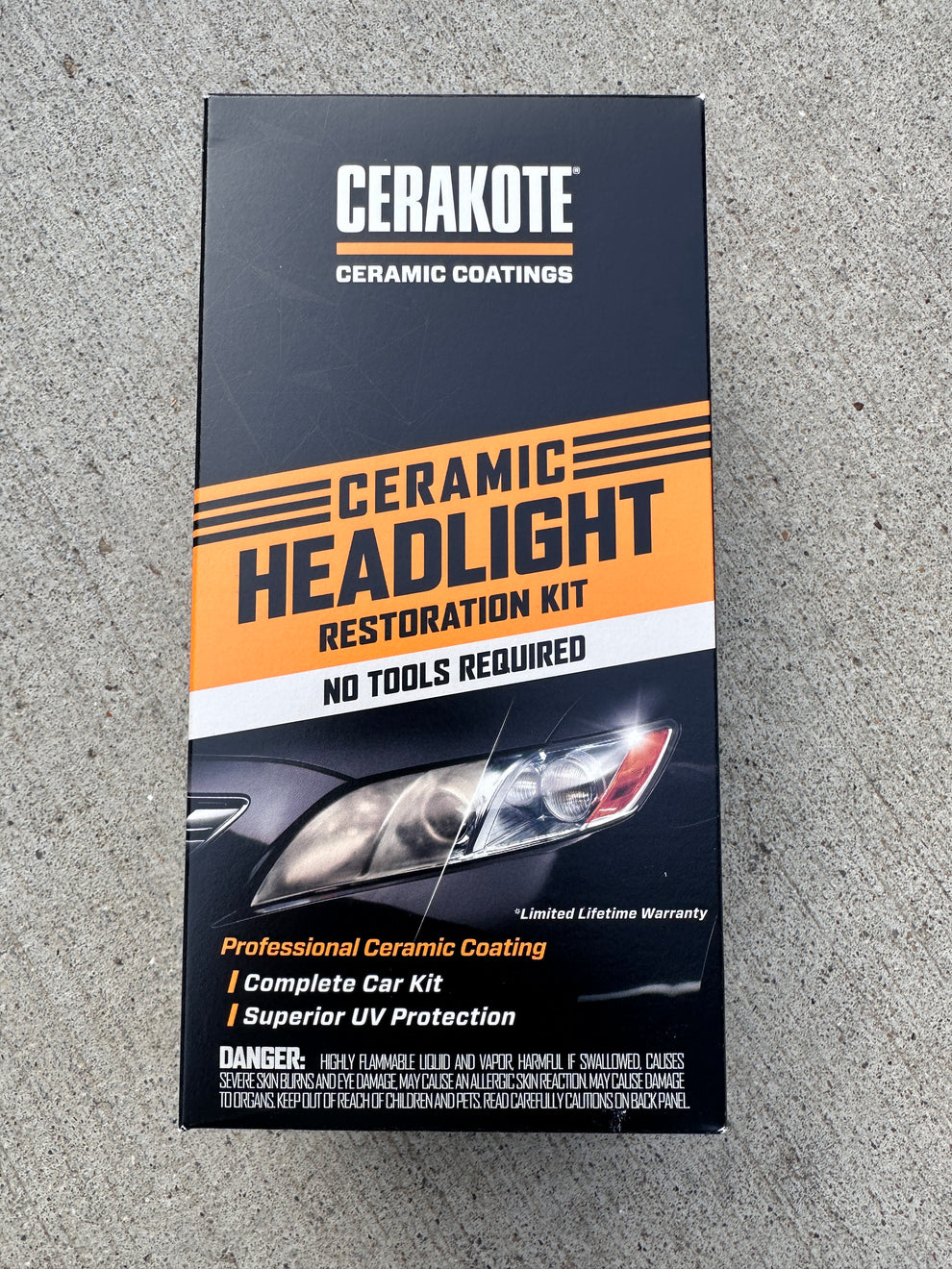 Cerakote Headlights Restoration Kit Fox Clean